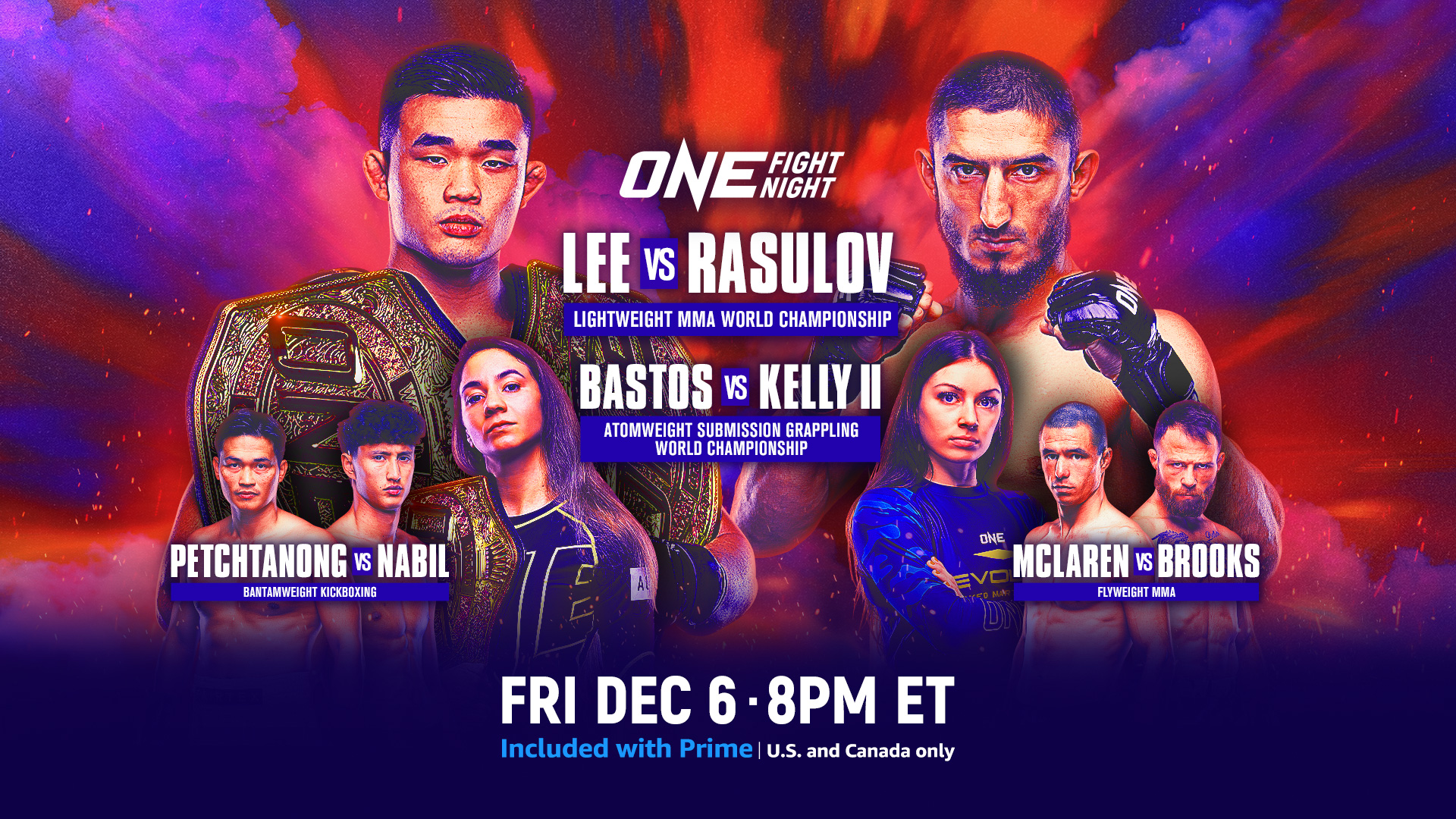 Prime Video Presents ONE Fight Night 26: Lee vs. Rasulov