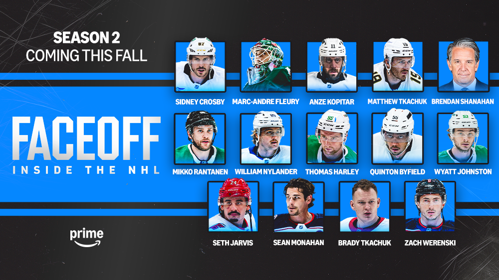 Prime Video's FACEOFF: Inside the NHL Announces Powerhouse S